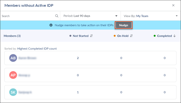 Nudge Your Team Member to Create an IDP